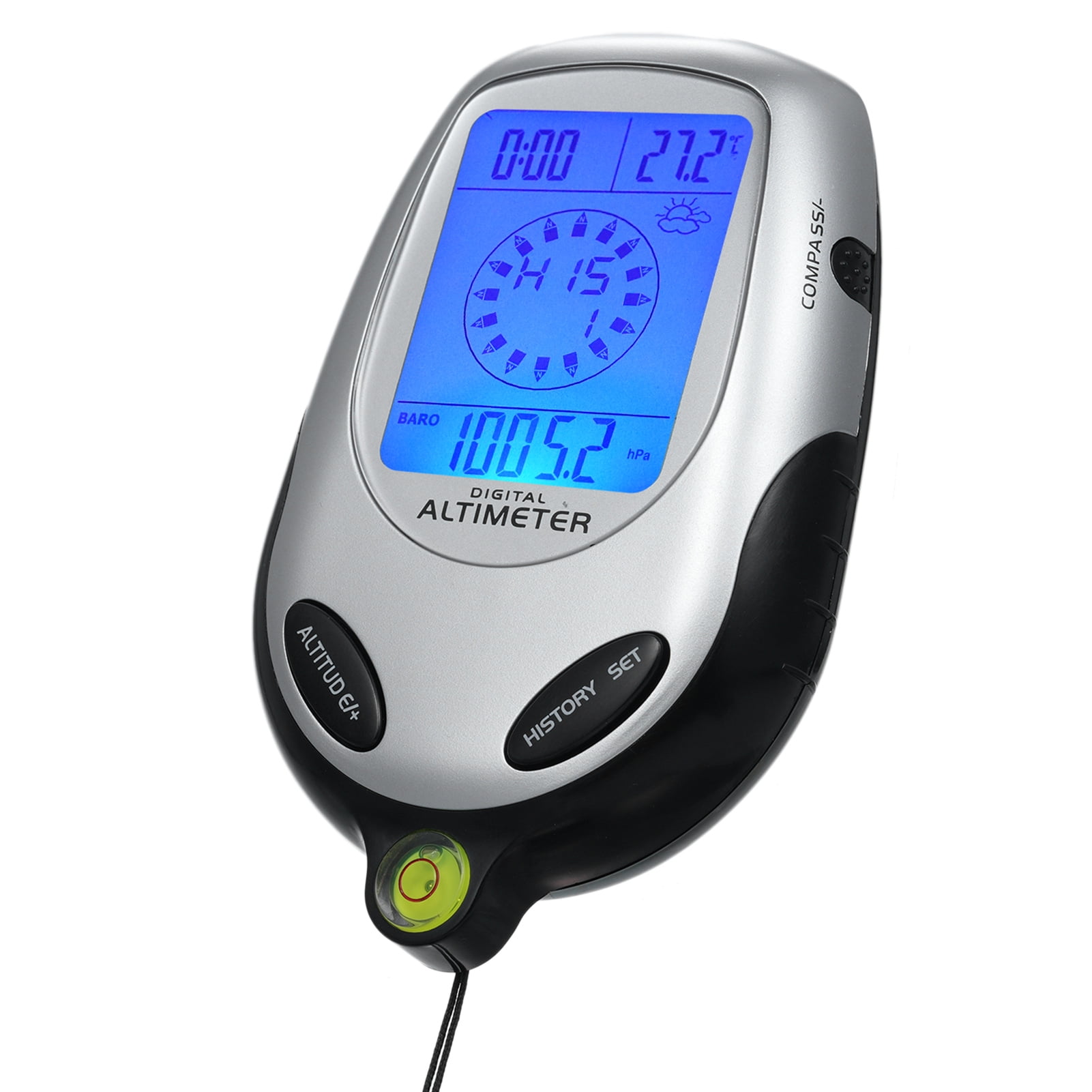 altimeter,Barometer Thermometer Weather Clock Mountain Handheld ...