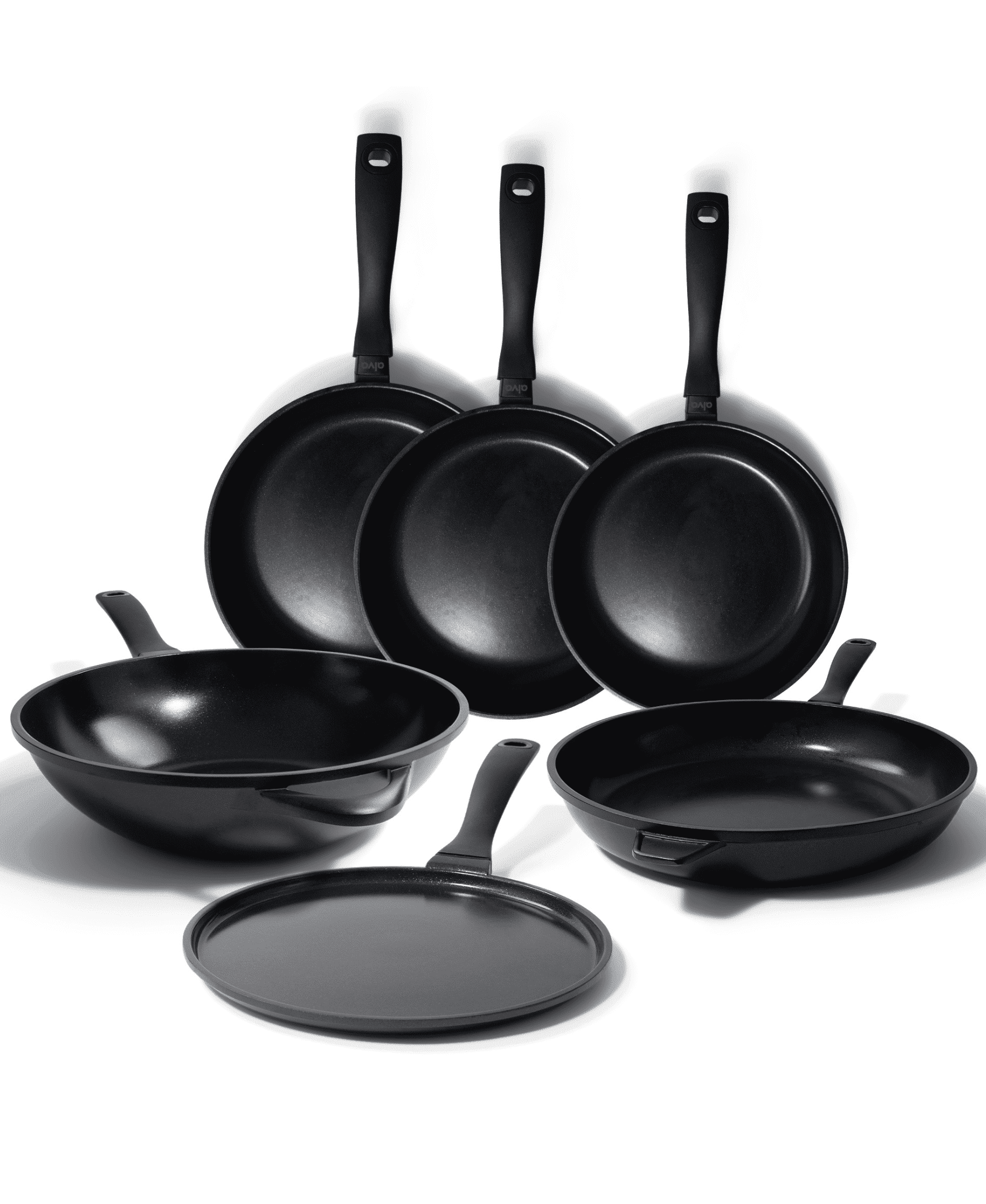 Alva Energy 6-Piece Premium Nonstick Cookware Set - Everyday Frying ...
