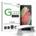 amFilm (2 Pack) Ultra Glass Screen Protector for Samsung Galaxy S21 ...