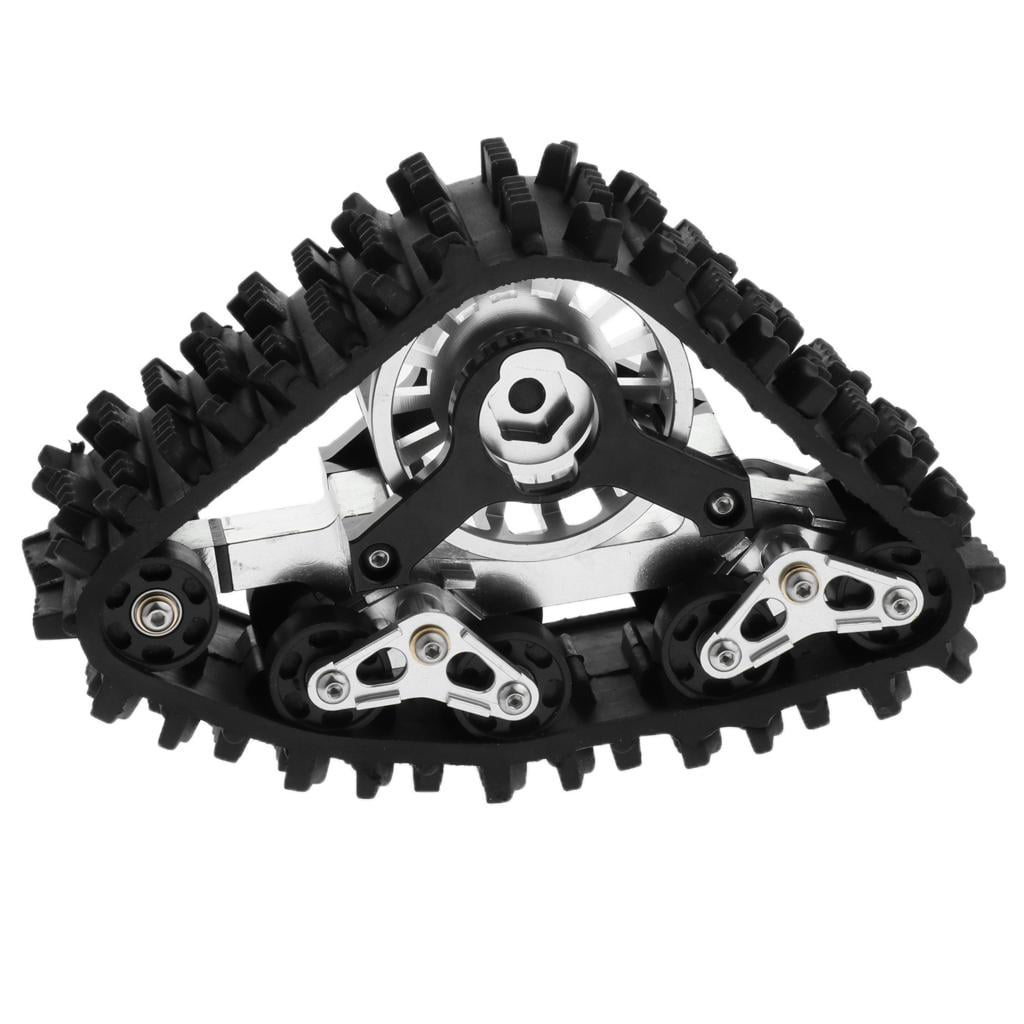 amagogo 1:10 Radio Control Car Metal Track Snow Tire Wheel for Axial ...