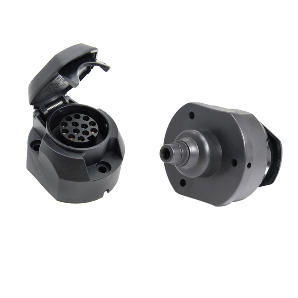 amagogo 13 Pin Trailer Socket Cover Connector Towbar Towing Light ...
