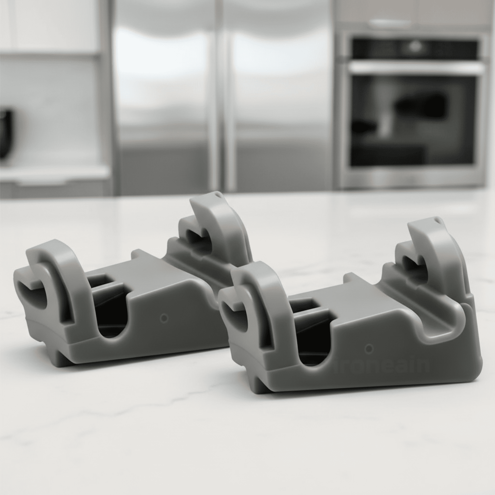 amagogo 2 Pieces Dishwasher Lower Rack Fixing Clamp Heat Resistant Appliance Replacement Part ...