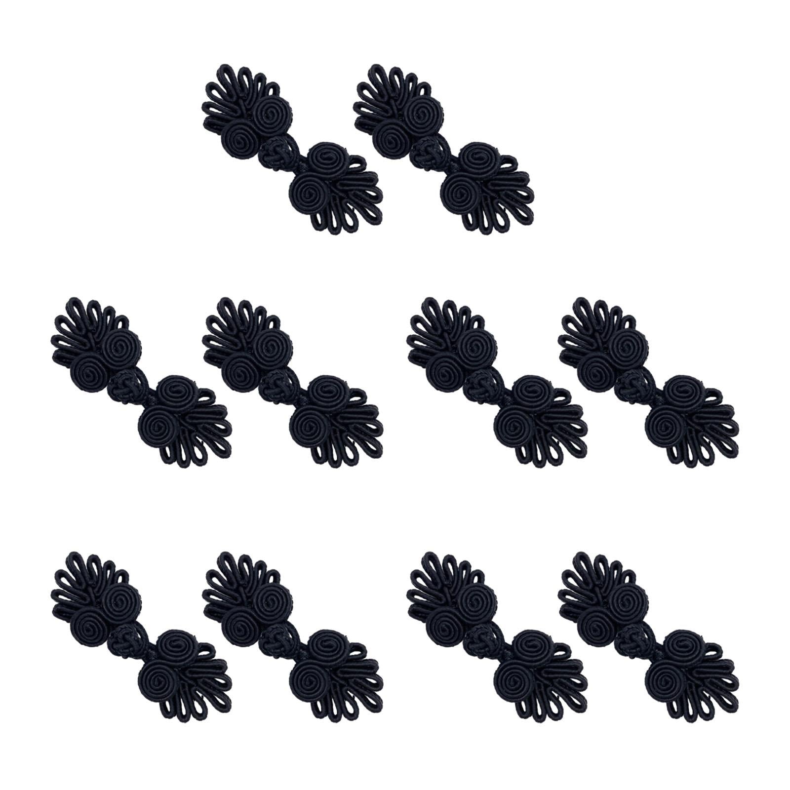 amagogo 5 Pieces Chinese Knot Frog Buttons DIY Accessories Stylish ...