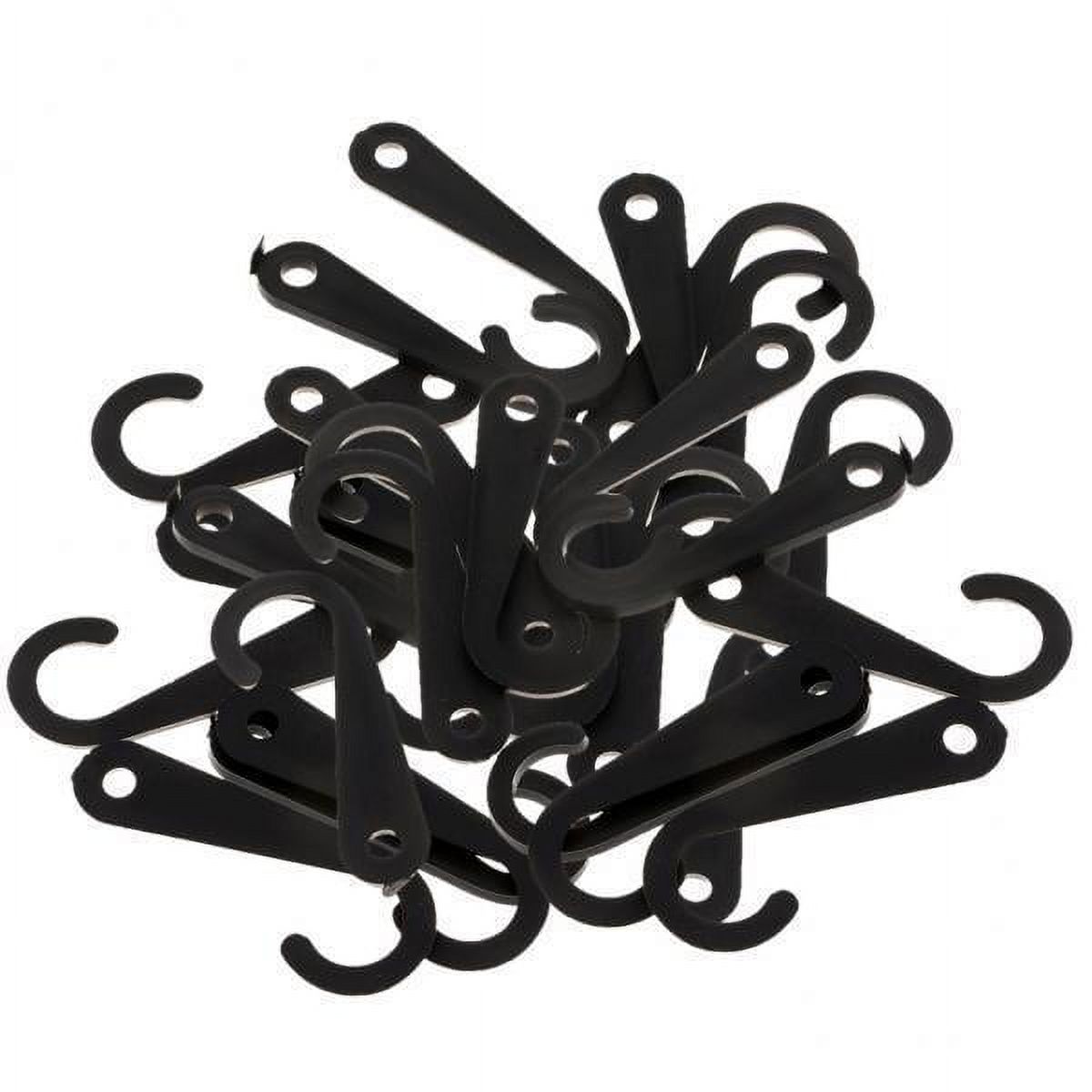 amagogo 6x50pcs J Hooks Fasteners Socks T-Shirt Clothing Display Hanger ...