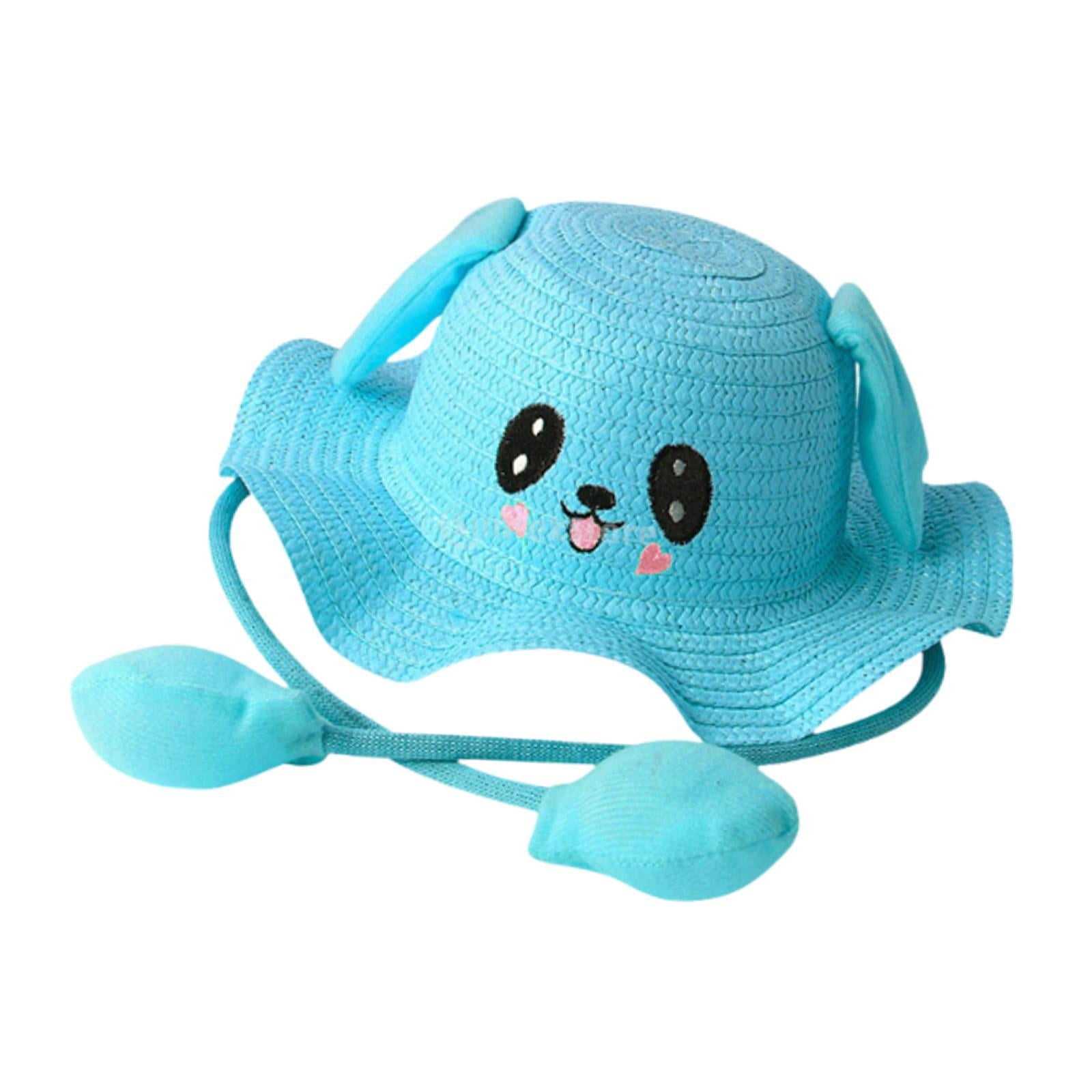 amagogo Bunny Straw Hat Caps Casual Foldable Big Eaves Hat for Holidays ...