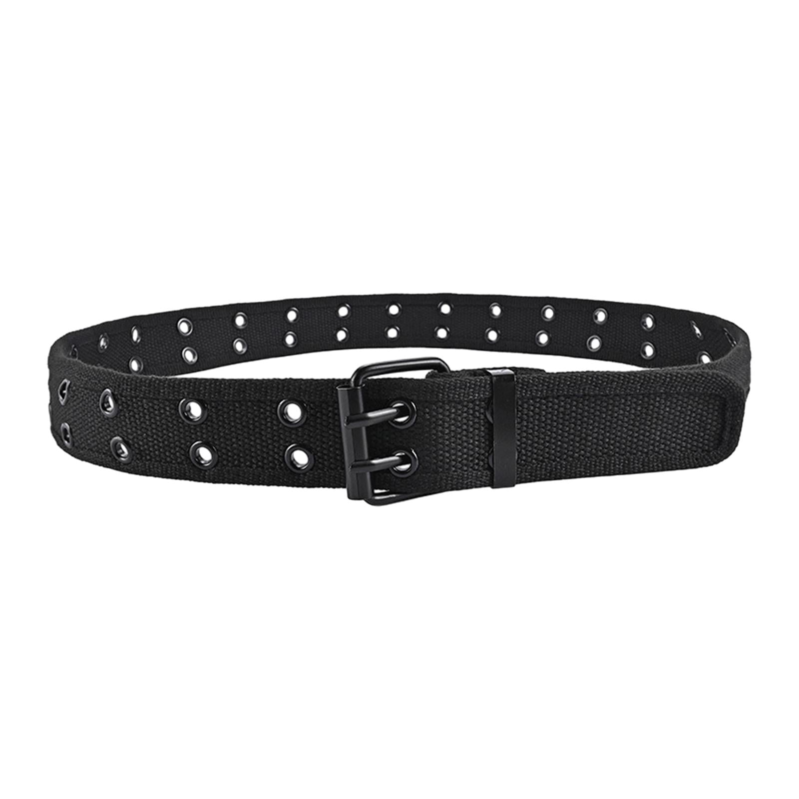 amagogo Double Grommets Belt Aesthetic Casual Pin Buckle Belt Punk ...