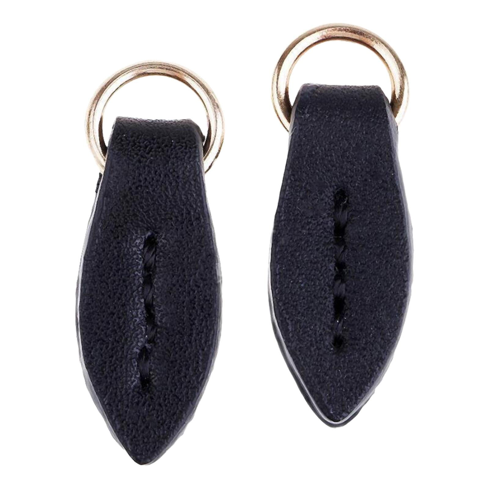 amagogo Leaf Shape Zipper Pull Tabs Classic Zip Pullers for Purse ...
