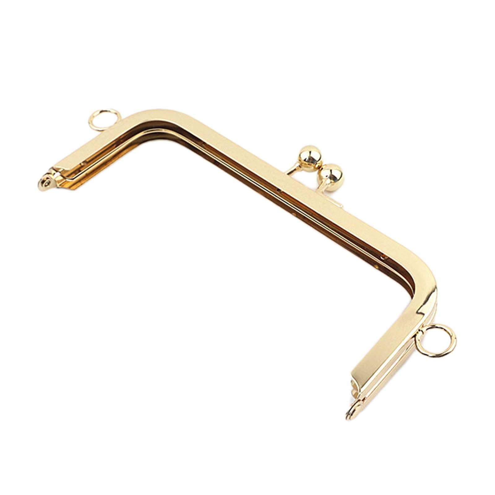 amagogo Metal Purse Frame Bag Clutch Frame Handle for Handle Bag Making ...