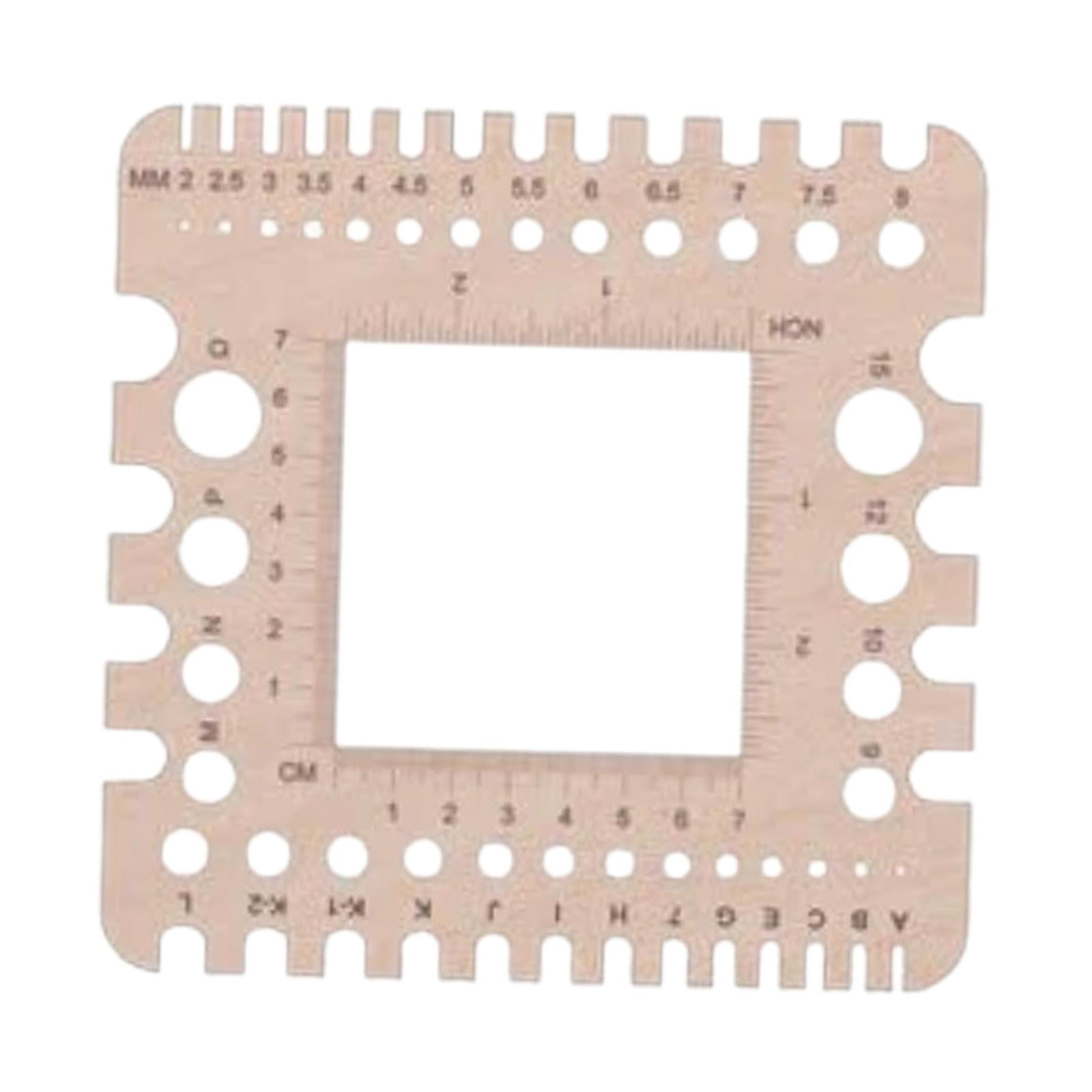 amagogo Quilting Rulers Crochet Pin Portable Reusable Knitting Meter ...