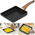 Tamagoyaki Pan 7 x 6 Inch Japanese Omelette Pan Nonstick Egg Roll Pan ...