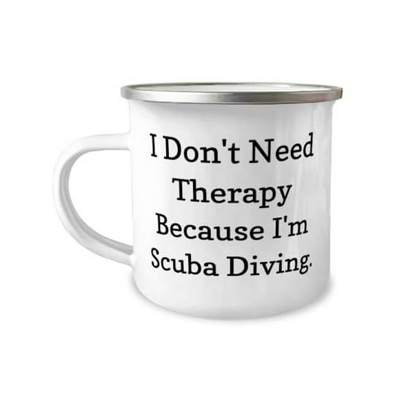 amangny Inspire Scuba Diving Gifts, I Don't Need Therapy Because I'm ...