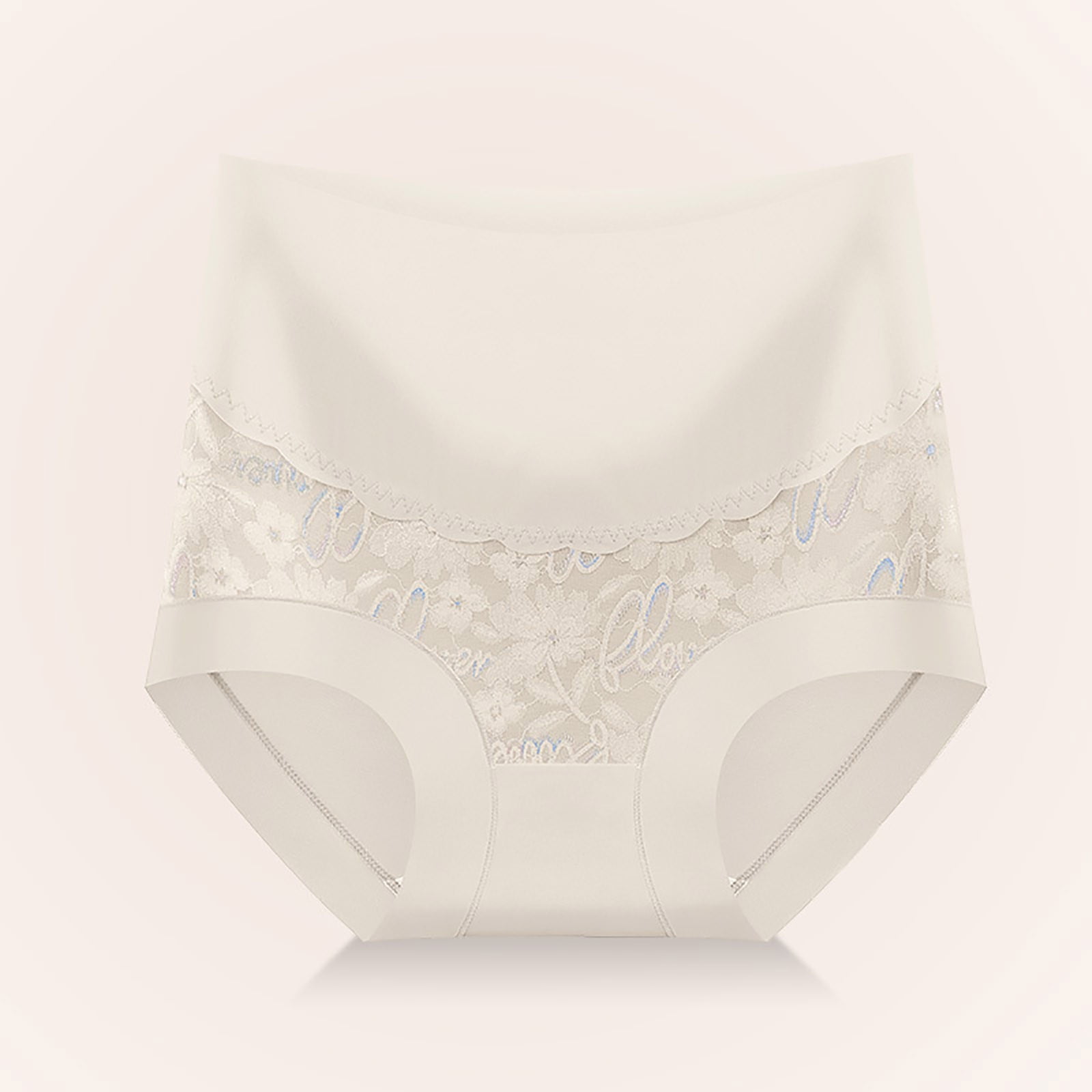 Wancir Women High Waisted Lace Underwear Tummy Control Panties Sexy ...