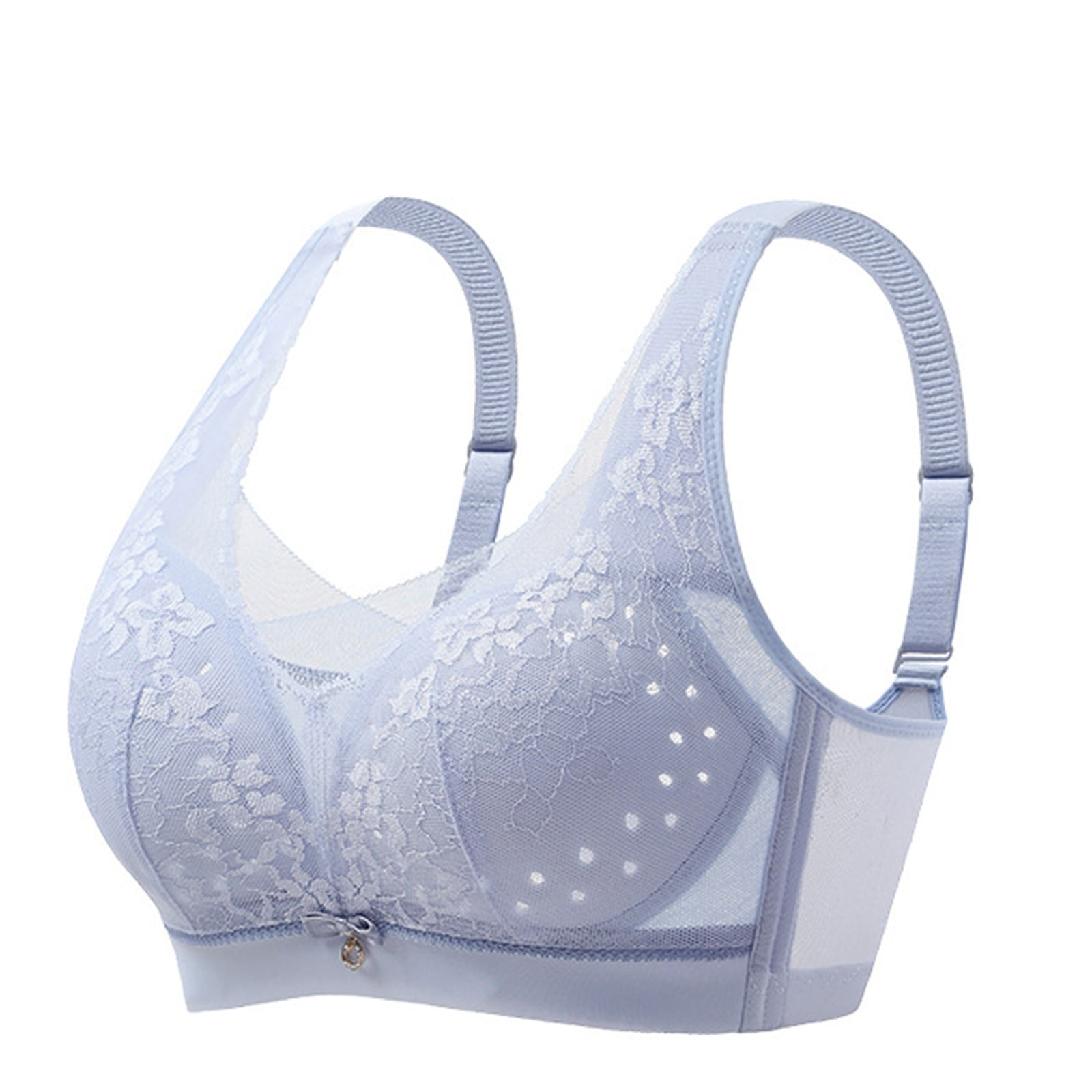 Wancir Women's Underwear Women's Small Chest Gathered Lace Medium Thick ...