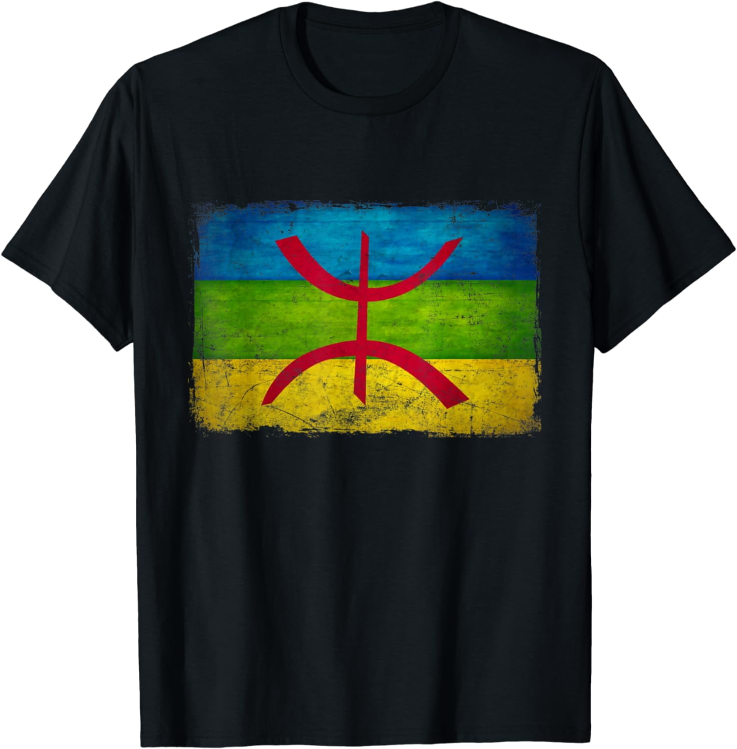 amazigh flag for kabyle men and women gift T-Shirt - Walmart.com