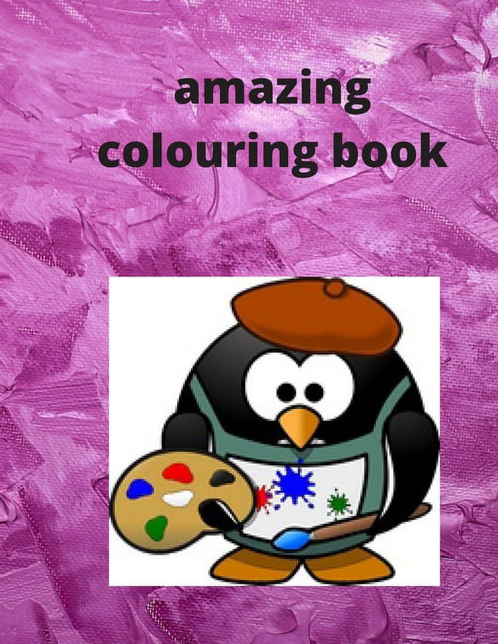 amazing colouring book: coloring book page 50 805*11in - Walmart.com