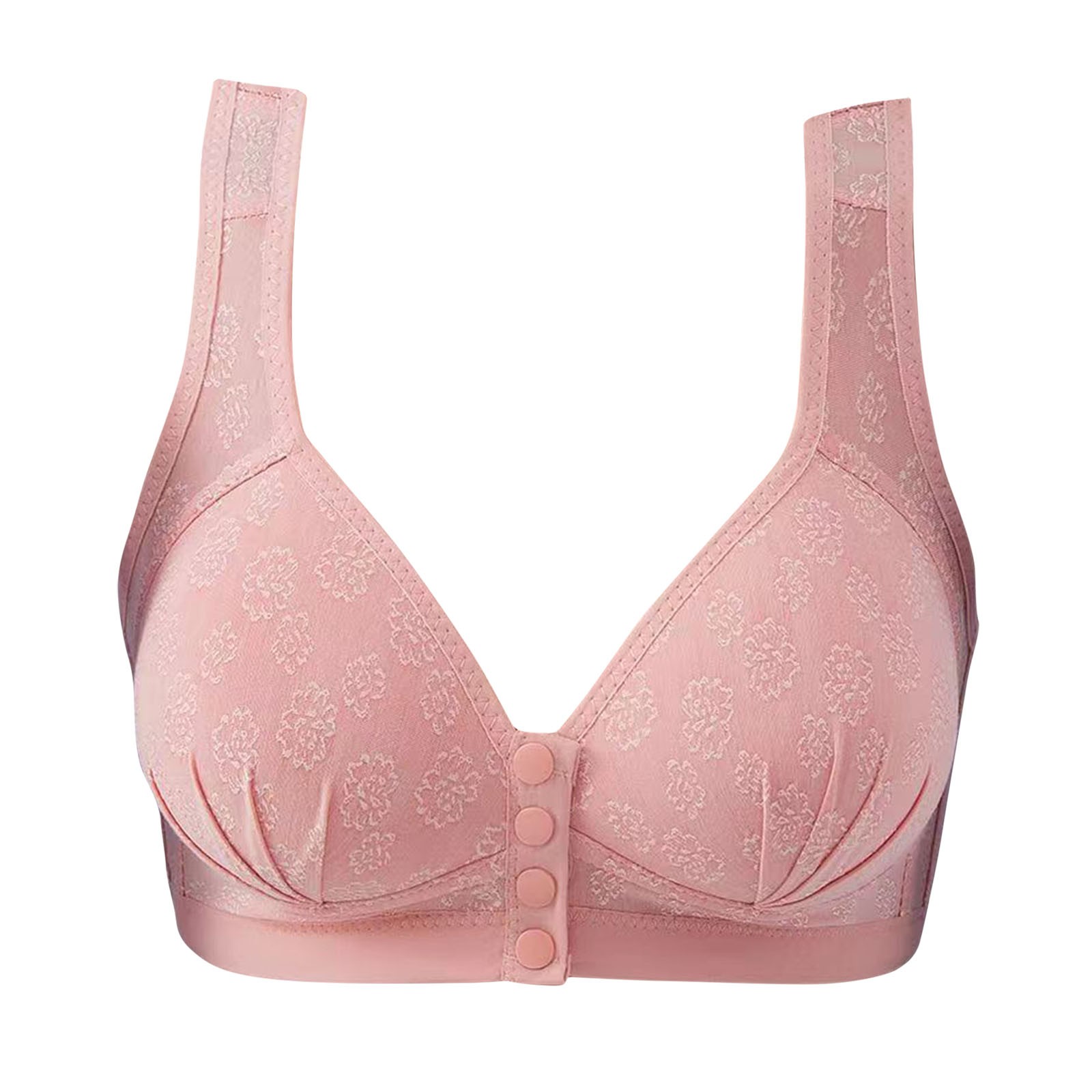 ameIAEA 2024 Comfortable Convenient Front Close Button Bras for Women ...