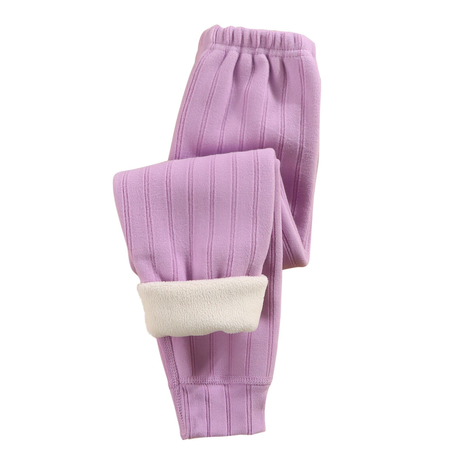 ameIAEA Boys Girls Fleece Lined Leggings Kids Winter Warm Leggings Thick Thermal Tights Pants ...