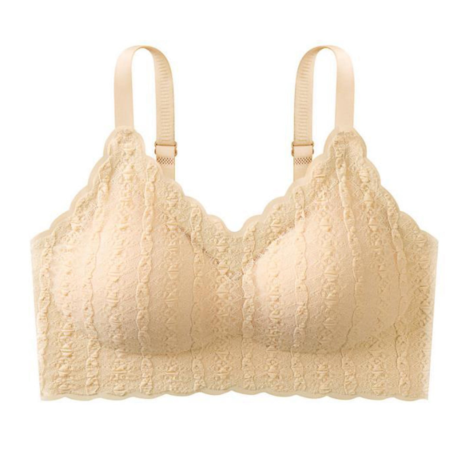 ameIAEA Comfy Bras for Women Comfort Push Up V Neck Bra Breathable Full ...