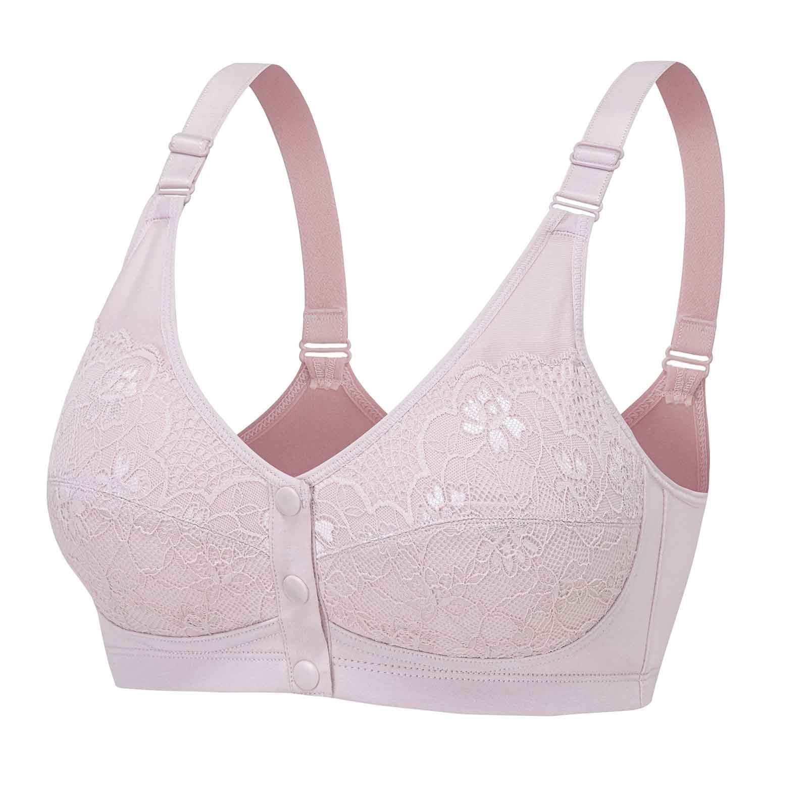 ameIAEA Front Button Bra Convenient Sports Bras Women Full Coverage ...