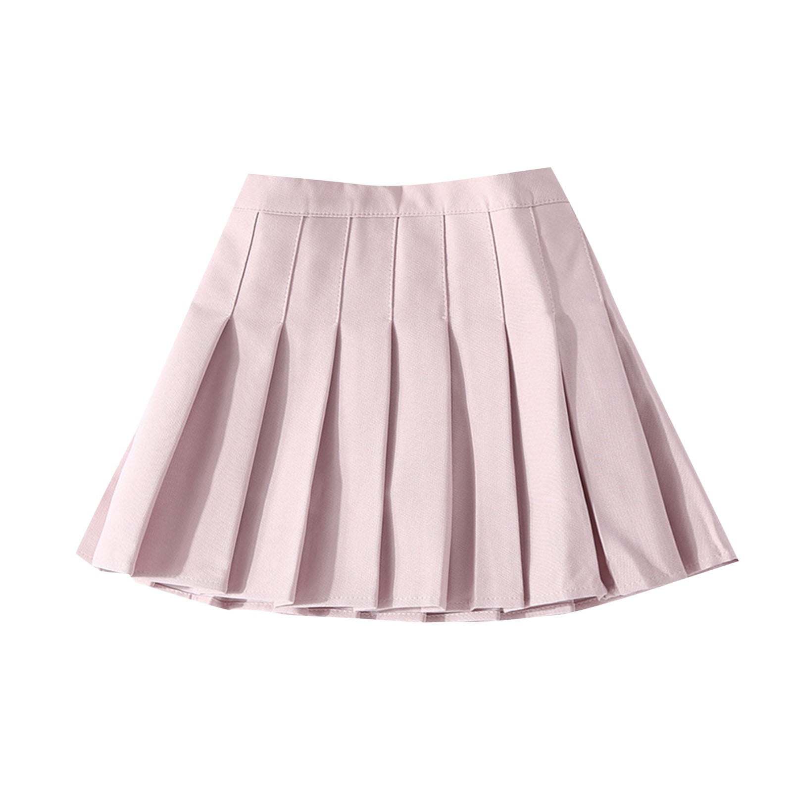ameIAEA Kids Girls Pleated Skirts Toddler High Waisted Solid Color ...