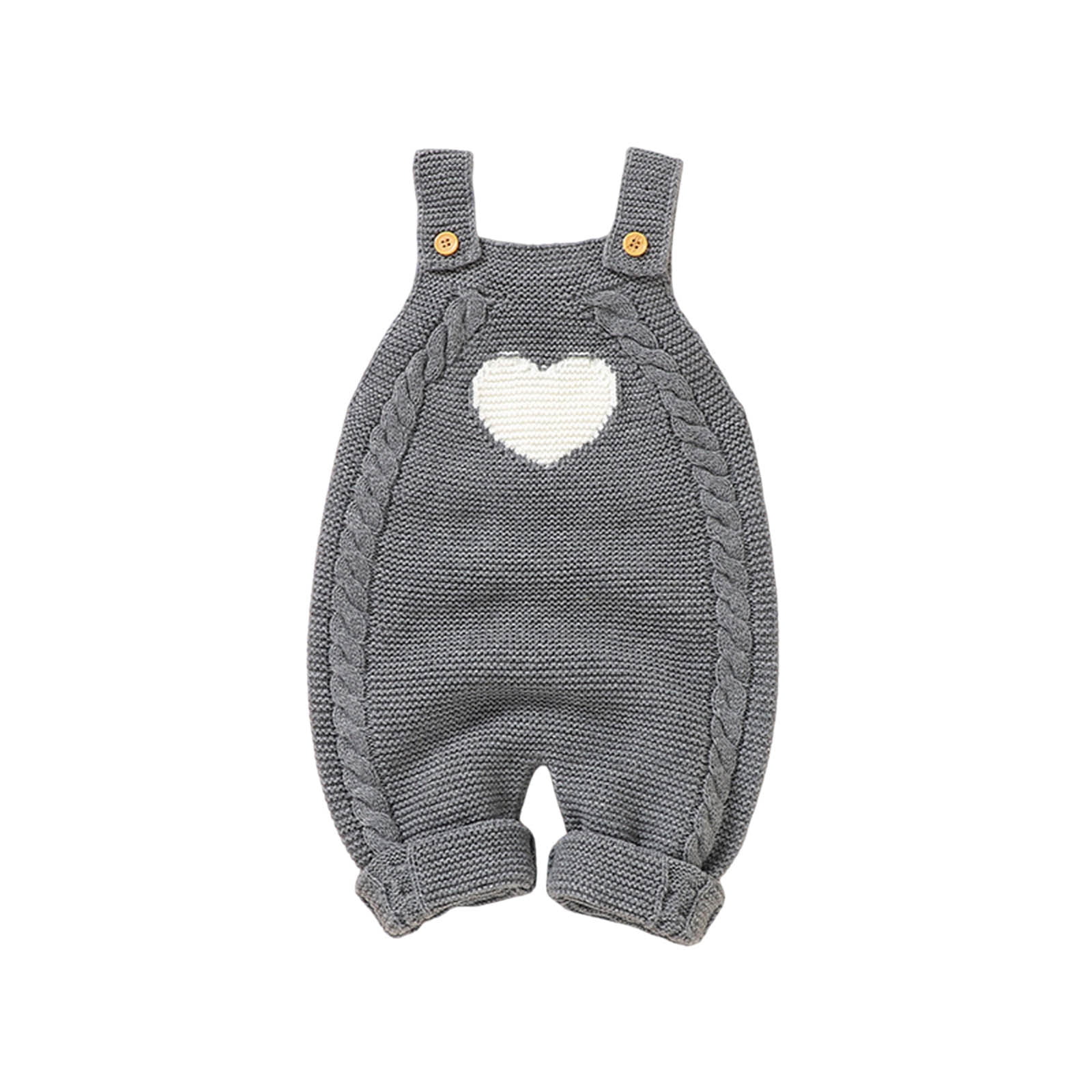 ameIAEA Newborn Baby Romper Infant Boys Girls Sleeveless Knit Jumpsuit Cute Summer Spring Outfit ...