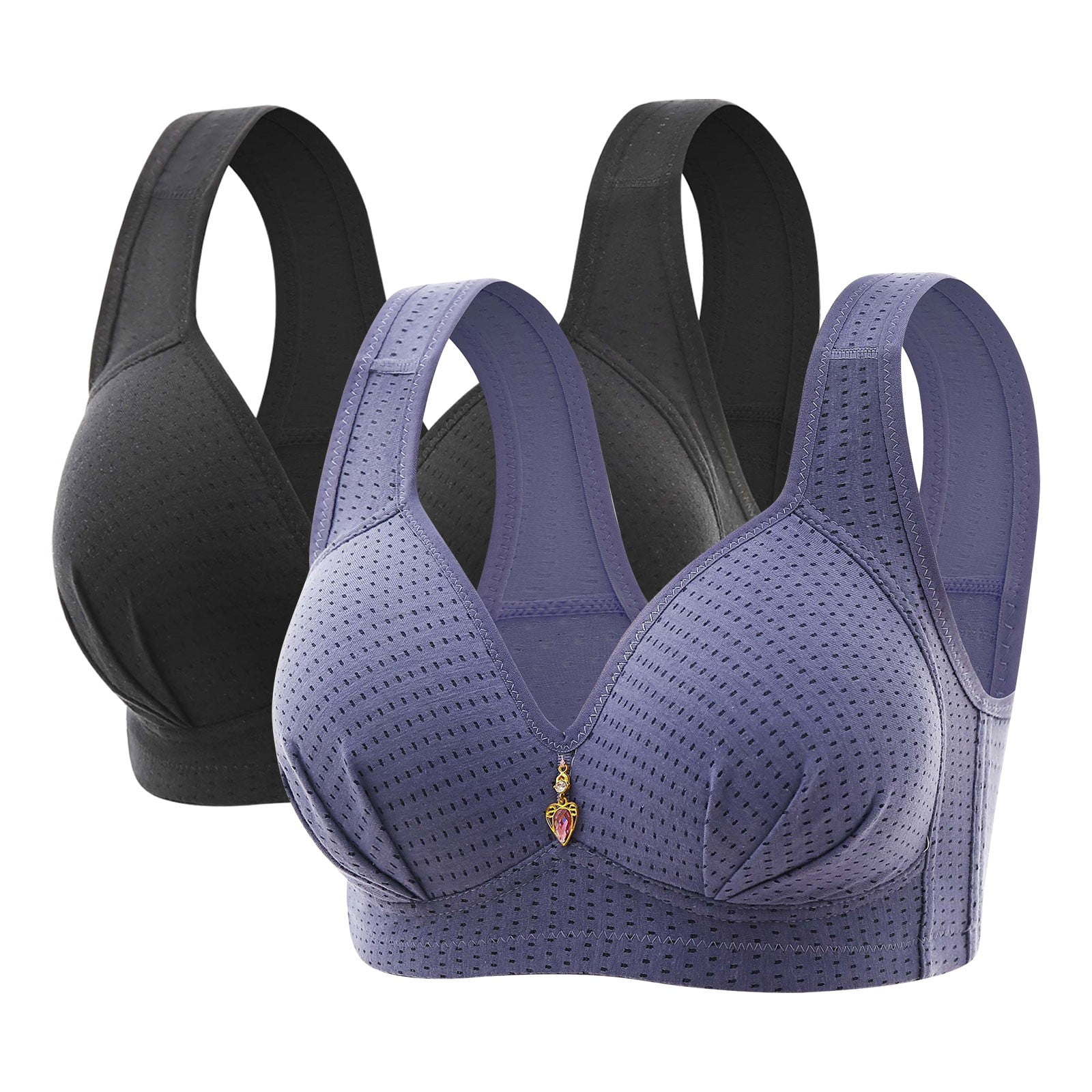 ameIAEA Wireless Bras for Women Full Coverage Breathable Bras Push Up ...
