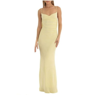 Tsseiatte Women Spaghetti Strap Long Dress Floral Lace Sleeveelss Sling ...