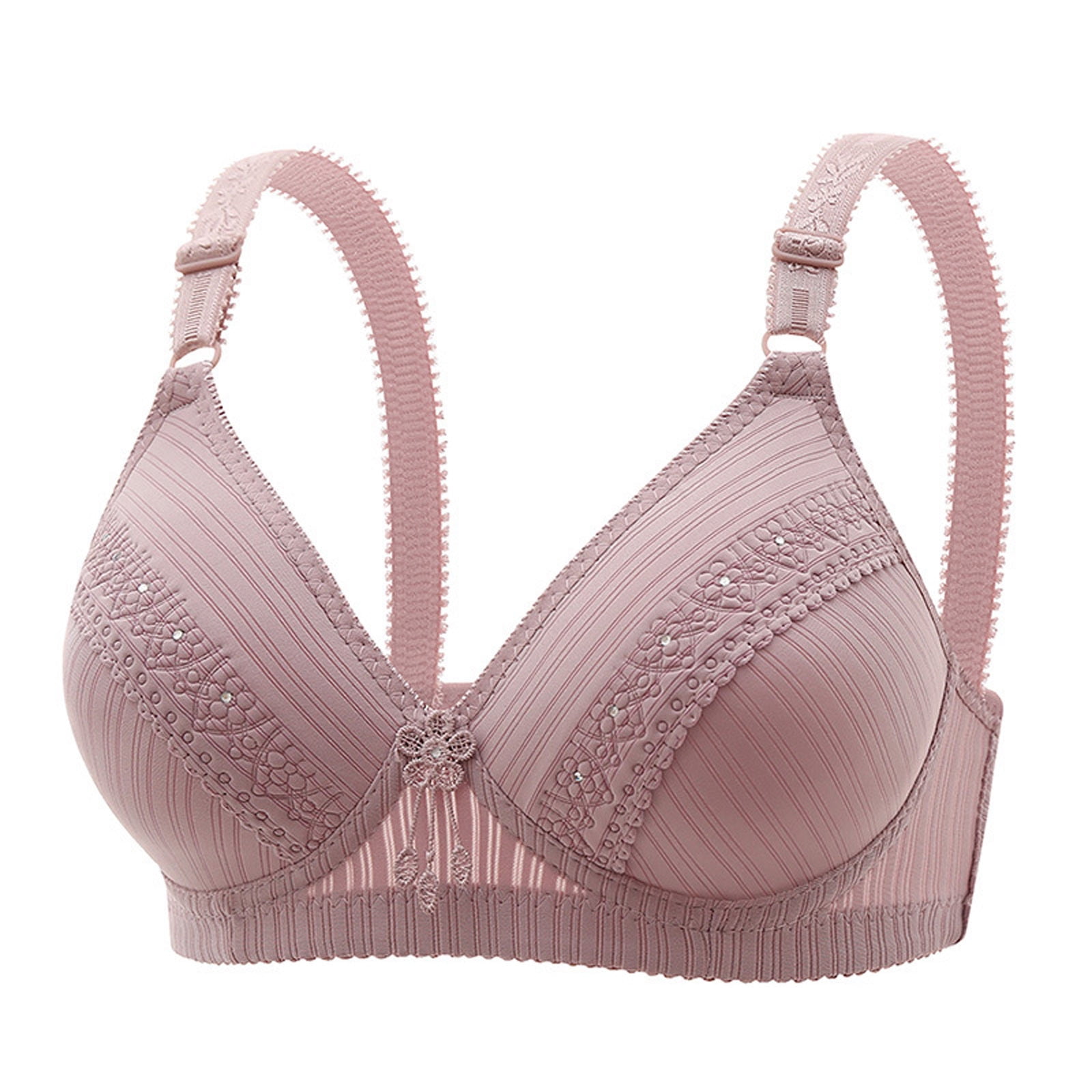 ameIAEA Womens Everyday Bras Full Coverage Wireless Push Up Bra No ...