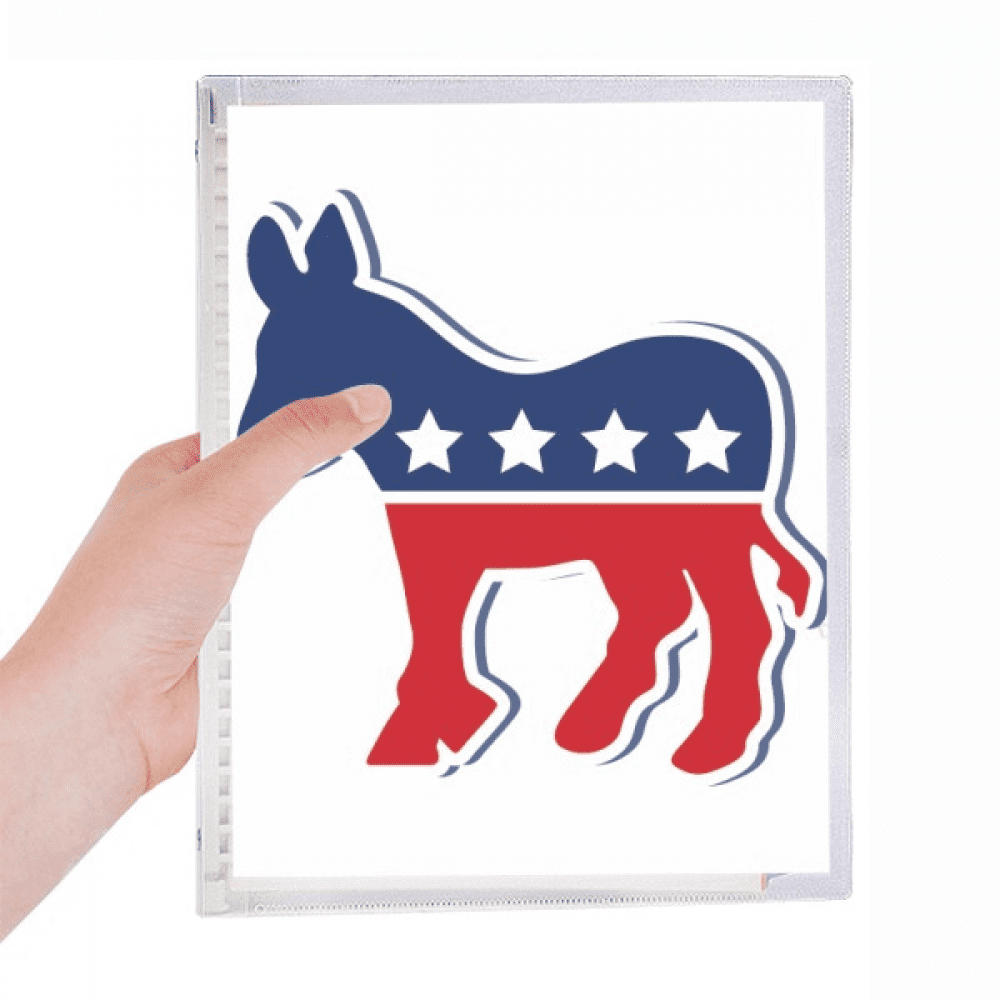 amedonkey emblem democratic party notebook loose diary refillable ...