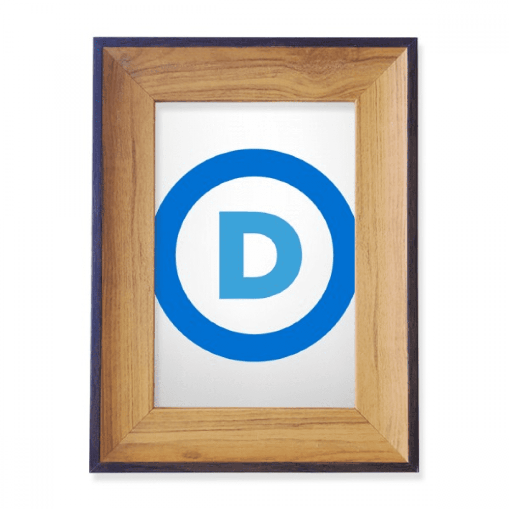 ameemblem democratic party blue photo frame exhibition display art desktop painting - Walmart.com
