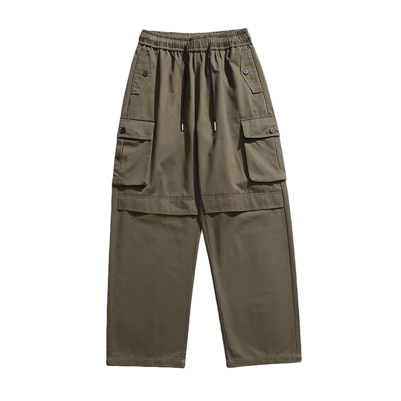 ameIAEA Athletic Sweatpants for Men with Pockets Drawstring Elastic ...