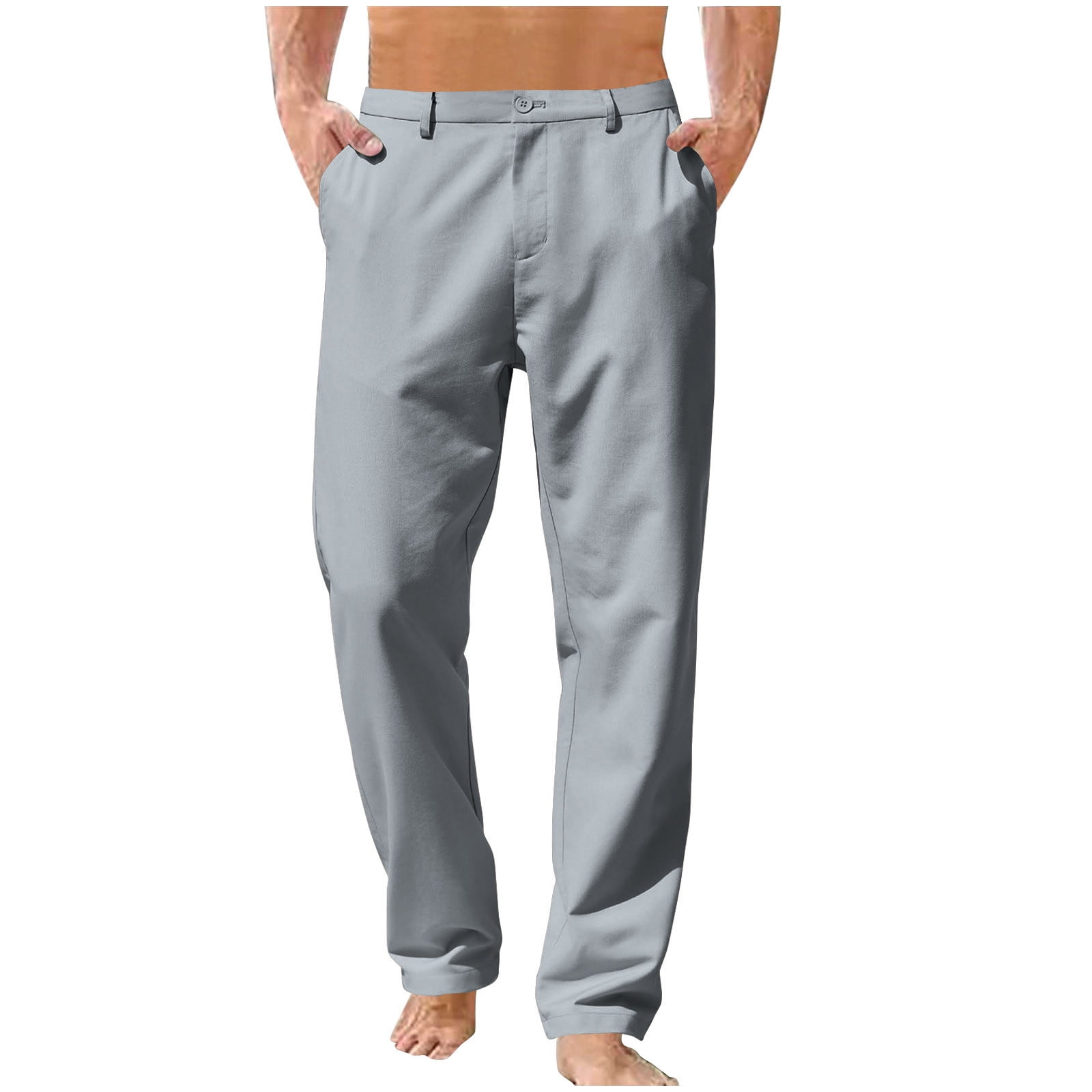 ameIAEA Formal Dress Pant for Men Business Casual Trousers Wide Leg ...