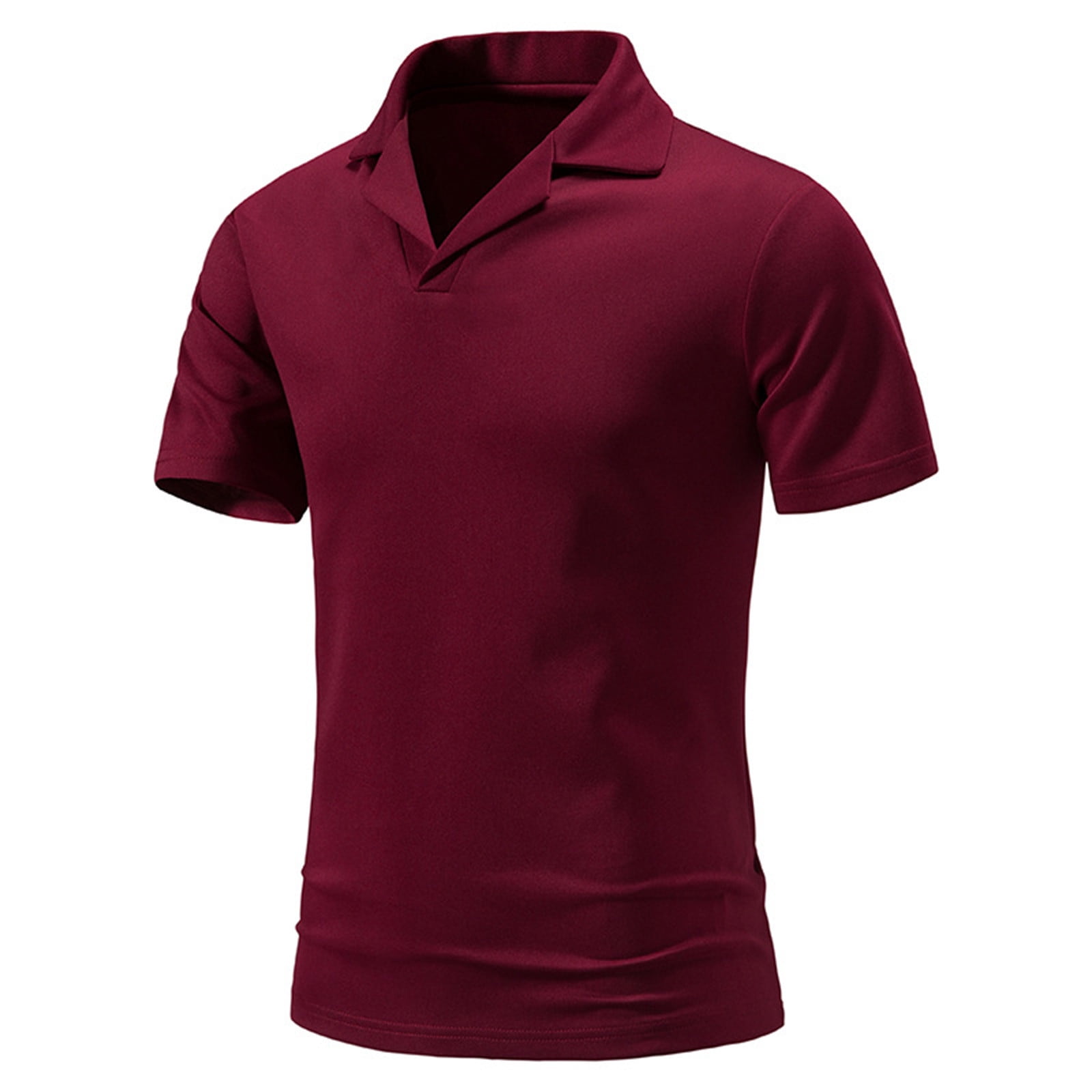 Amelaea Mens Summer Shirts 2024 Short Sleeve Casual T Shirt Solid