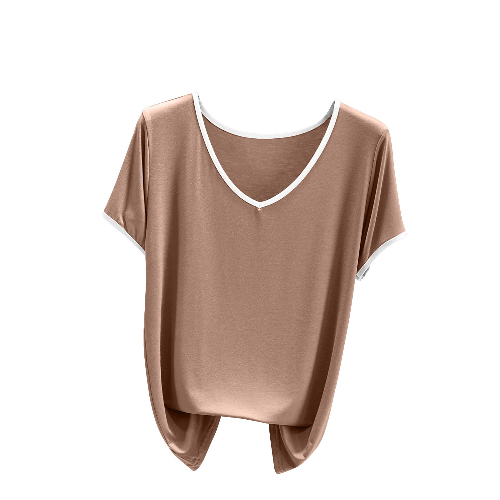 ameIAEA Women's Sleep T Shirts Short Sleeve Comfy Pajamas Tops Summer ...