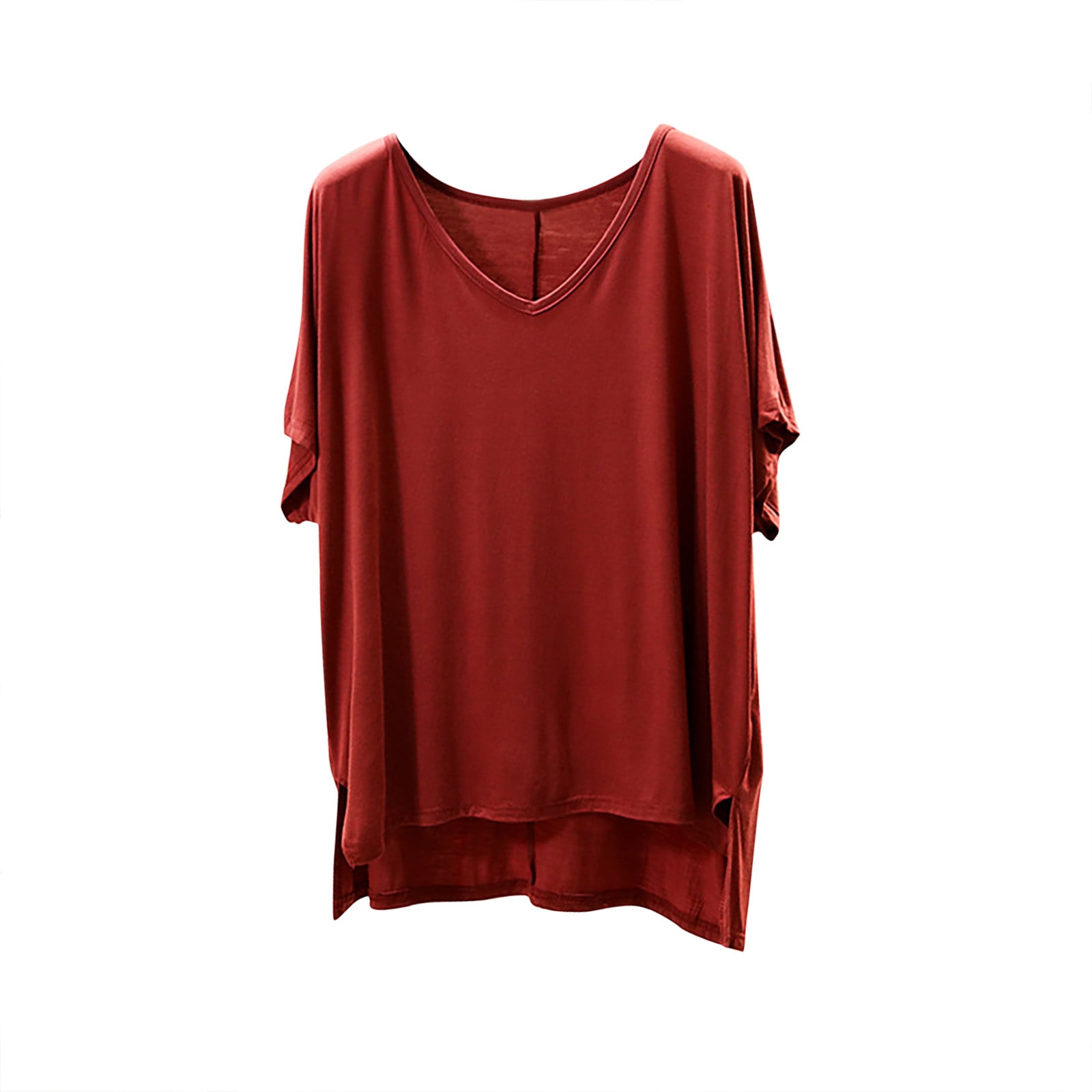 ameIAEA Women's Sleep T Shirts Short Sleeve Comfy Pajamas Tops Summer ...