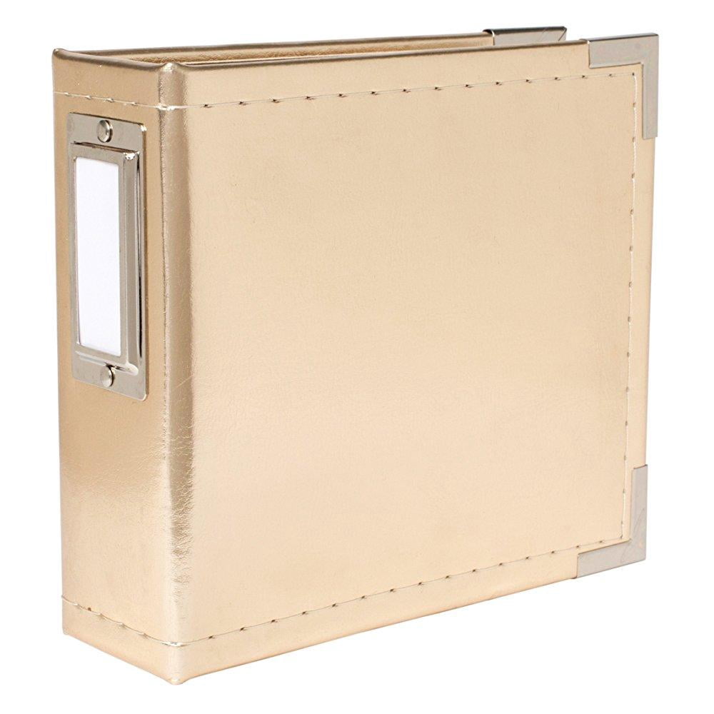 american crafts we r memory keepers instagram albums, 4 x 4, gold ...