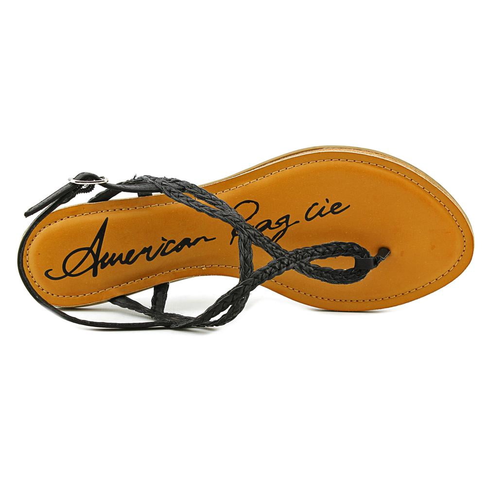american rag akeira women open toe synthetic black thong sandal ...