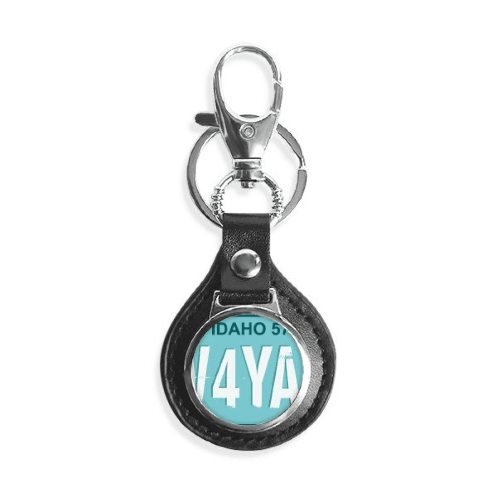 american usa car licence plate number key link chain keyholder finder ...