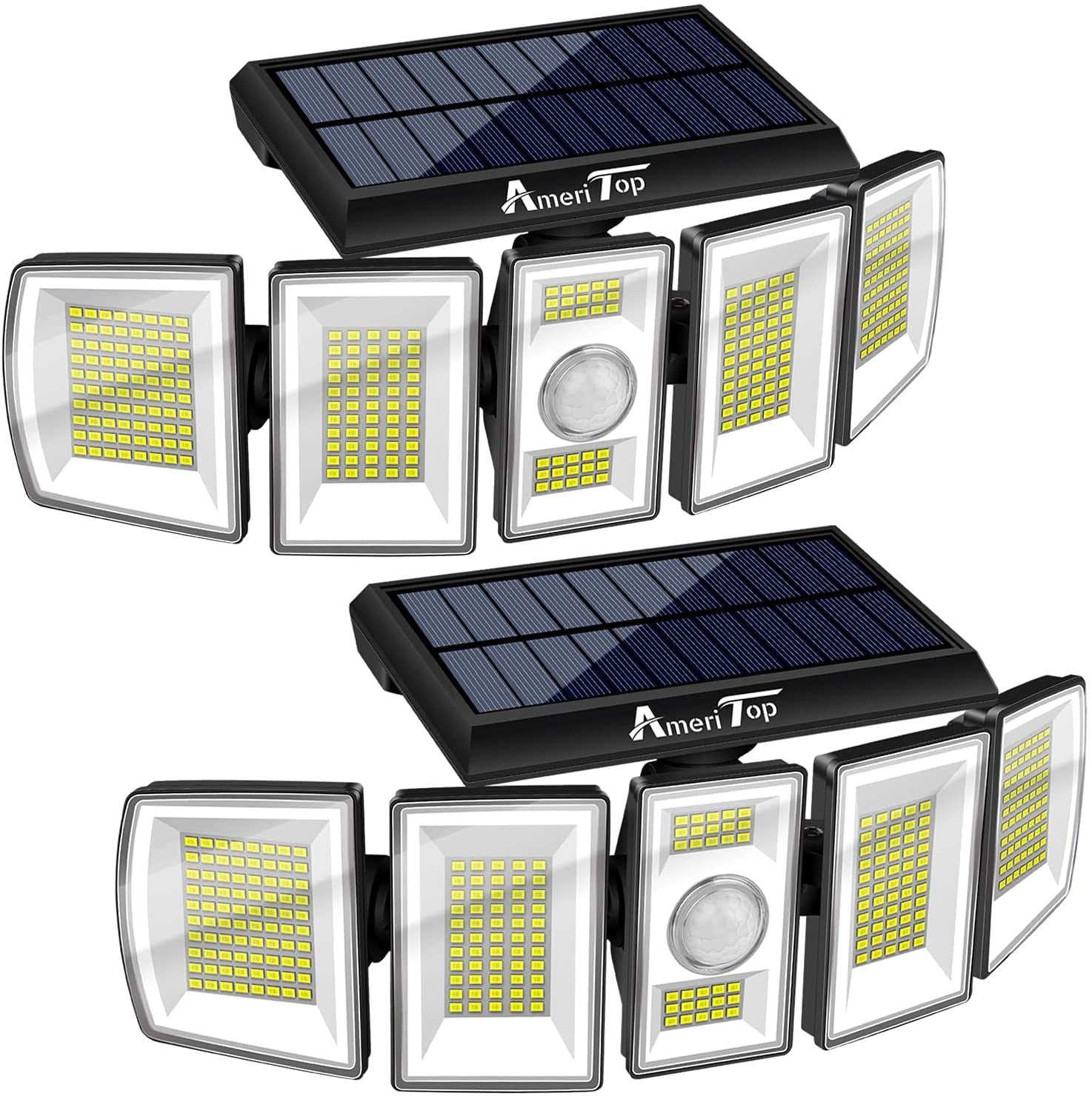 AmeriTop Outdoor Solar Lights - 300 LED, Motion Sensor, Waterproof ...