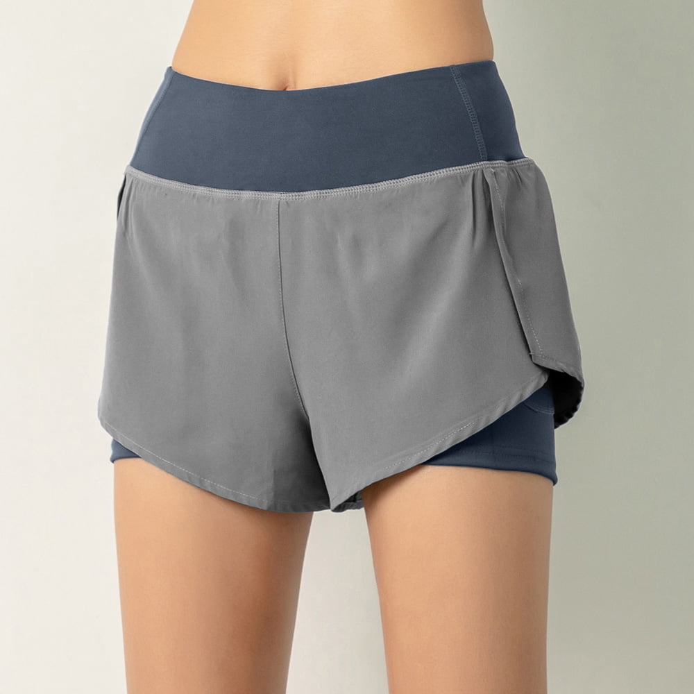 ametoys Women Running Shorts 2-in-1 with Pocket Wide Waistband Coverage ... ametoys Women Running Shorts 2-in-1 with Pocket Wide Waistband Coverage ...