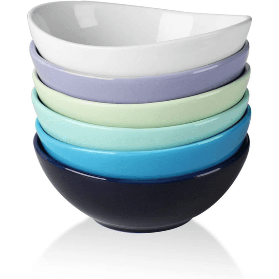 amhomel Ceramic Bowls, 18 Ounce for Cereal, Rice, Dessert, Breakfast ...