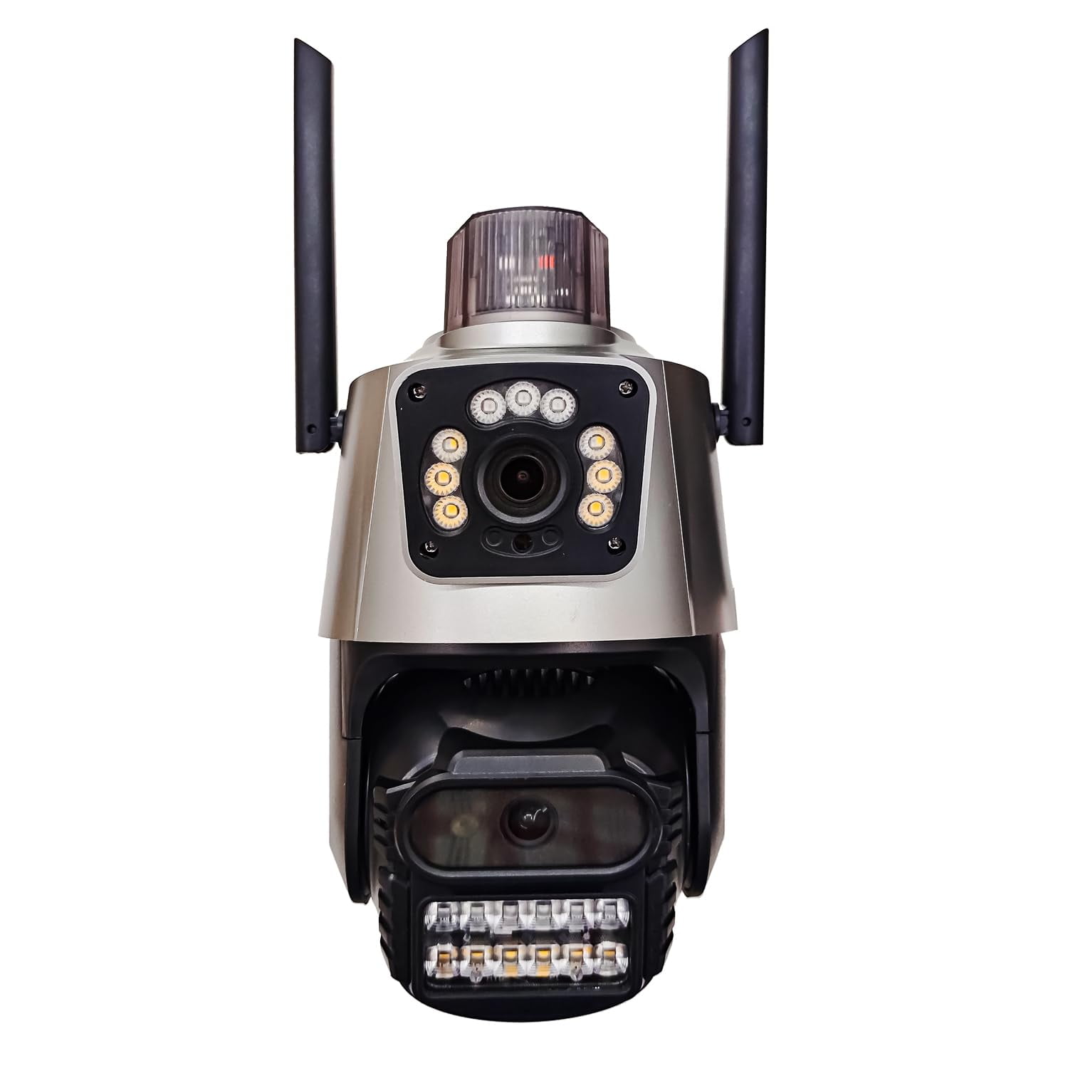 amiciVision Dual Camera CCTV 4K4K HD Security Camera with Builtin Alarm ...