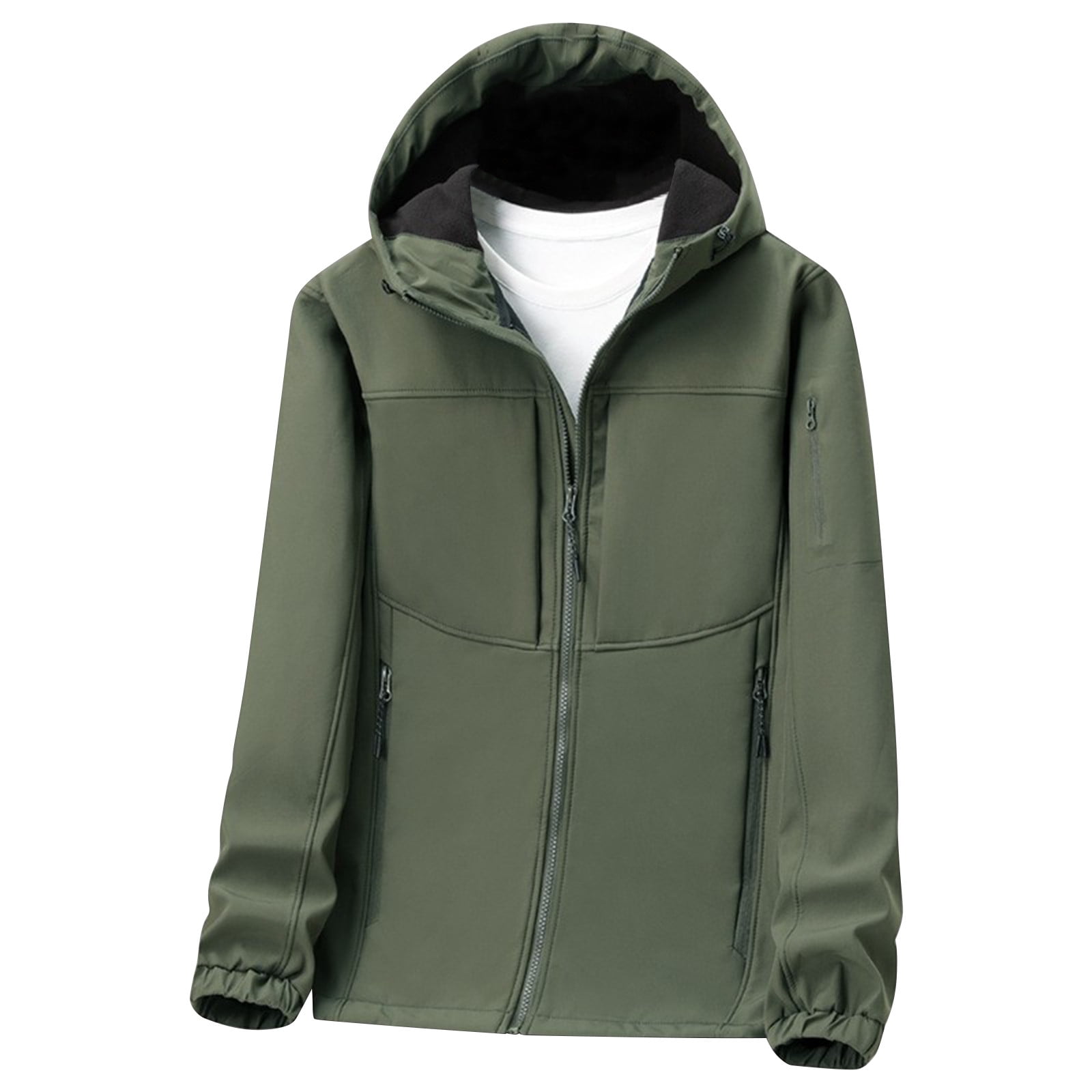 amkenre Mens Jacket Coats for Men Lightweight Waterproof Windproof Thin ...