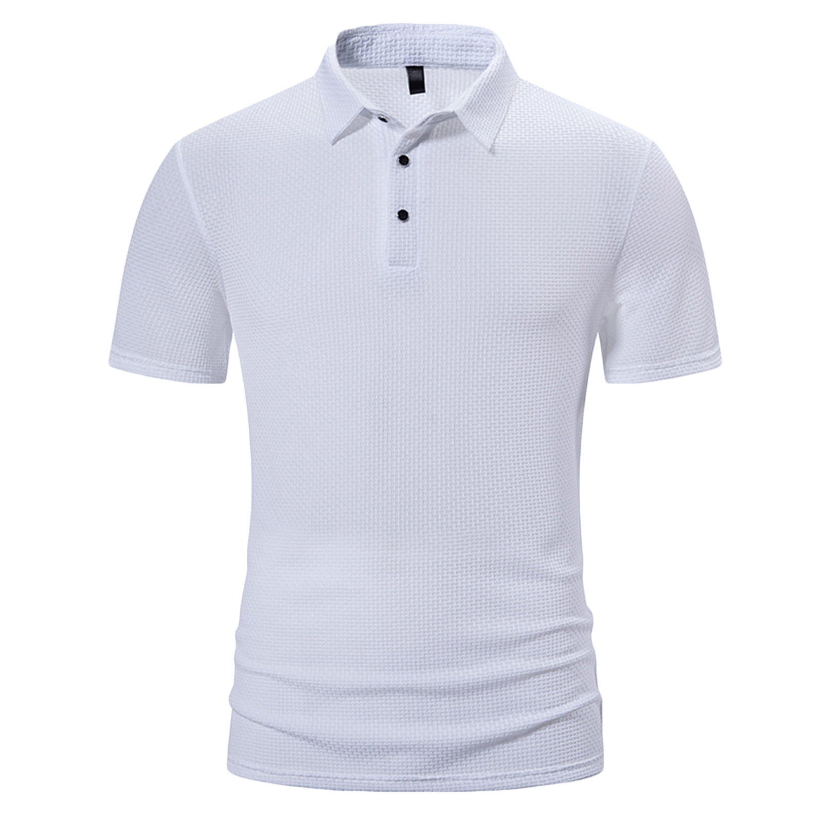 amkenre Polos Shirts for Men Casual Button Down Short Sleeves Golf ...