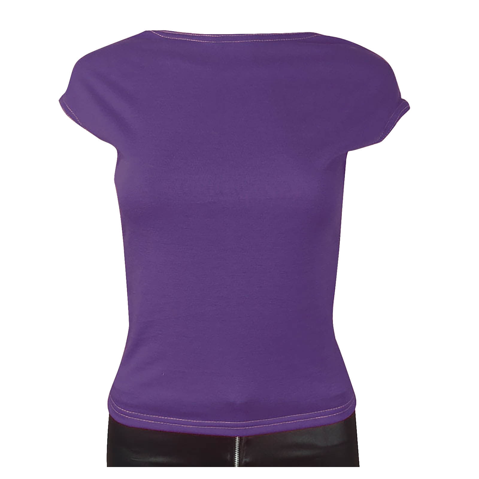 amkenre Summer Tops for Women 2025 Mesh Puff Sleeve Solid T-Shirt ...