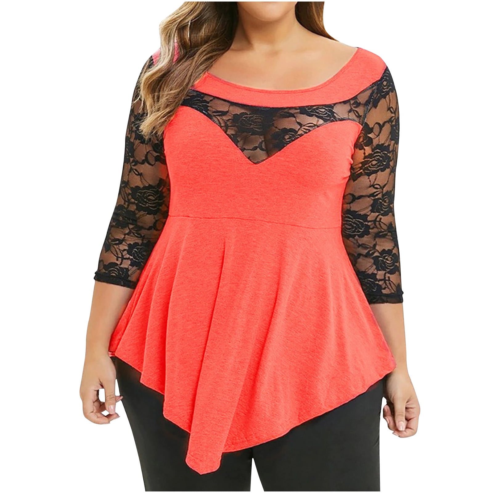 amkenre Womens Summer Tops Sexy Cold Shoulder Tees Loose Dressy Solid ...