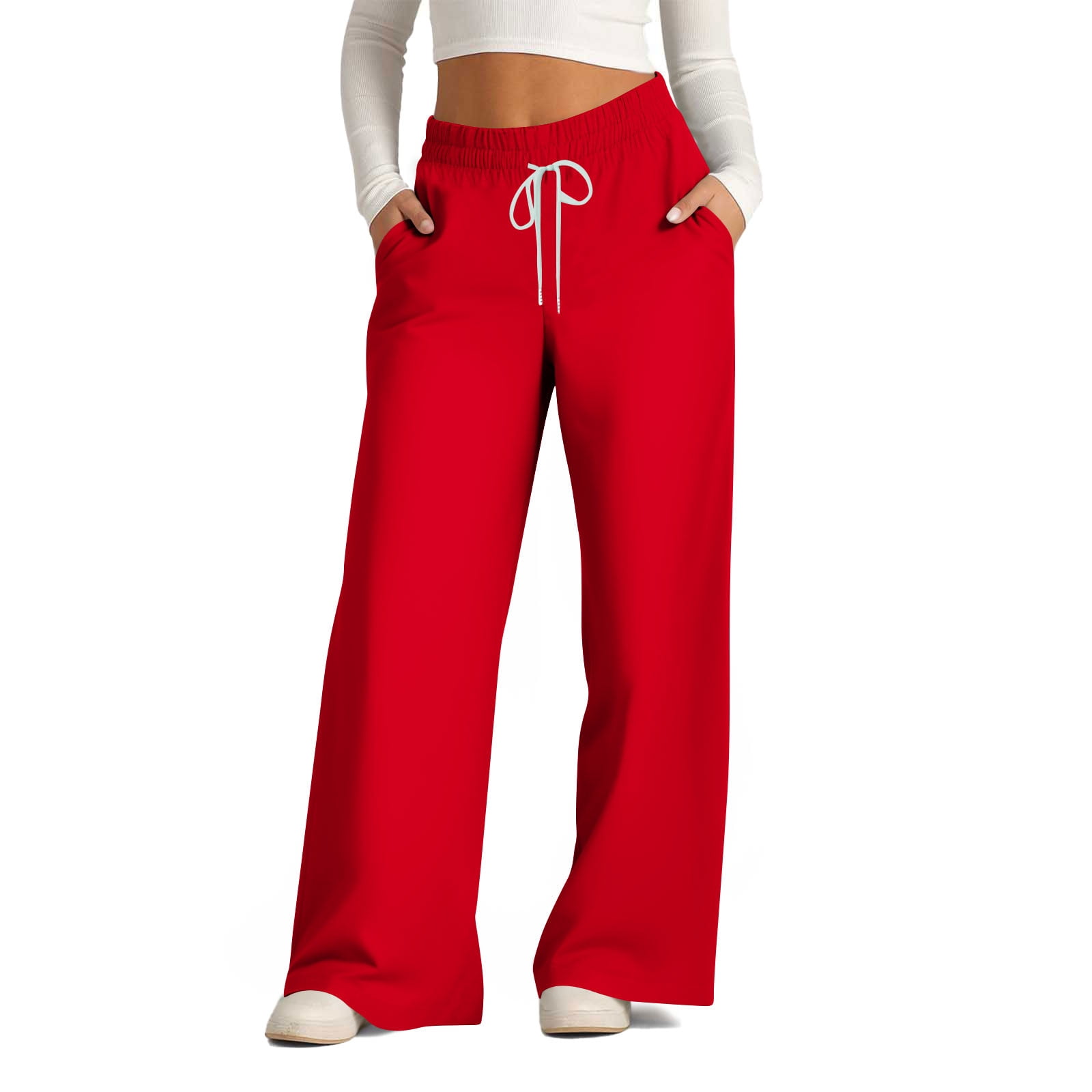 amkenre Womens Trousers Activewear Sweatpants Lightweight Stretchy ...