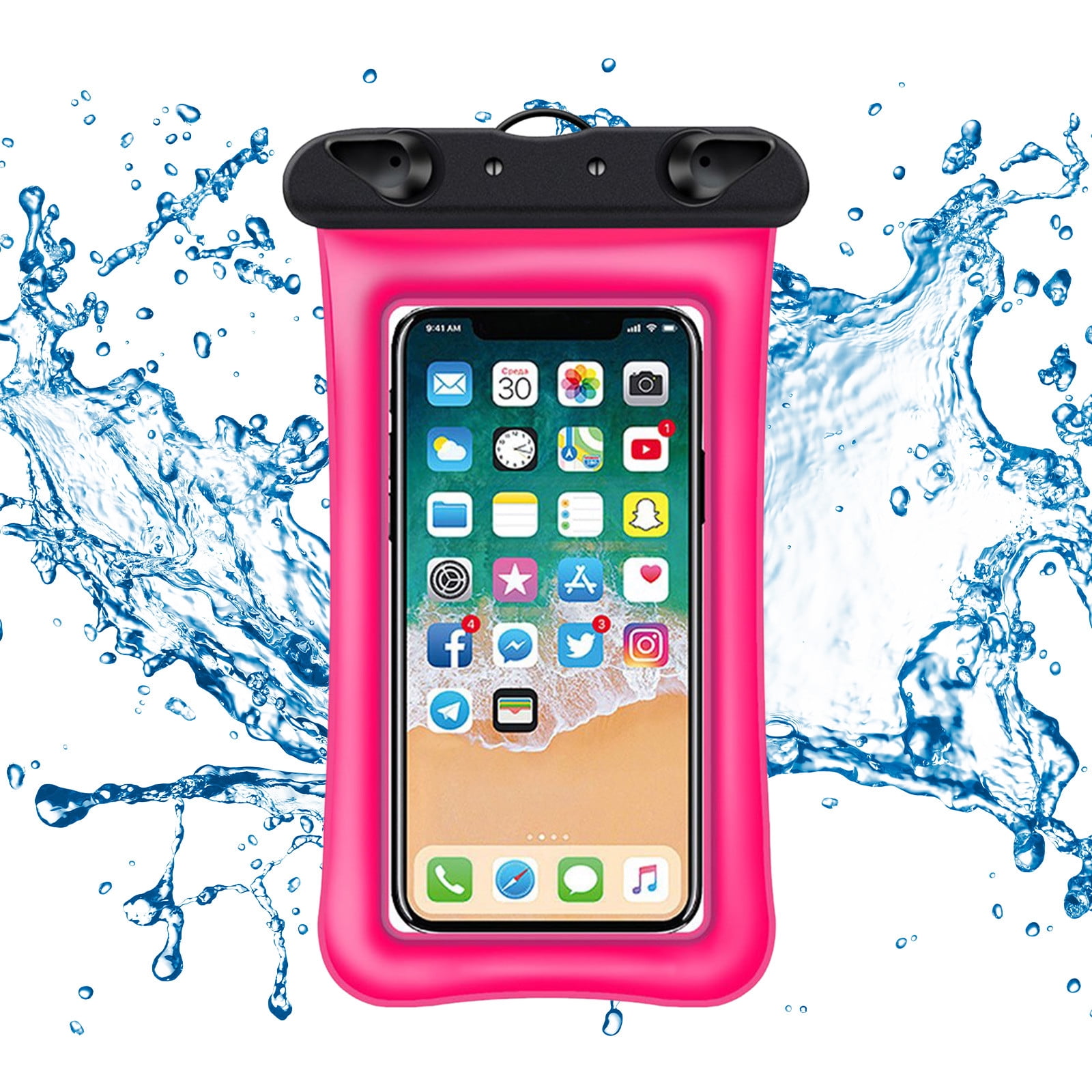amlbb Universal Waterproof Phone Pouch IPX8 Waterproof Phone Case For ...