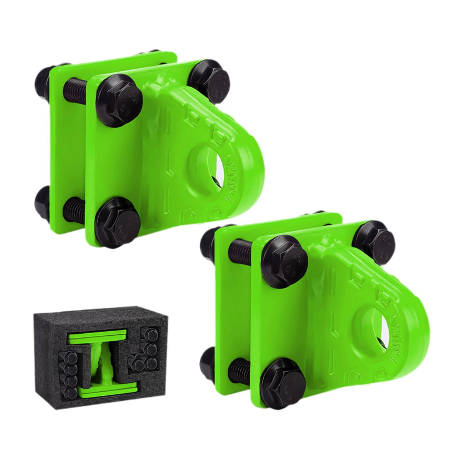 amleso 2 Pieces D Shackle Bracket with Backer Plate, Rugged, Universal ...