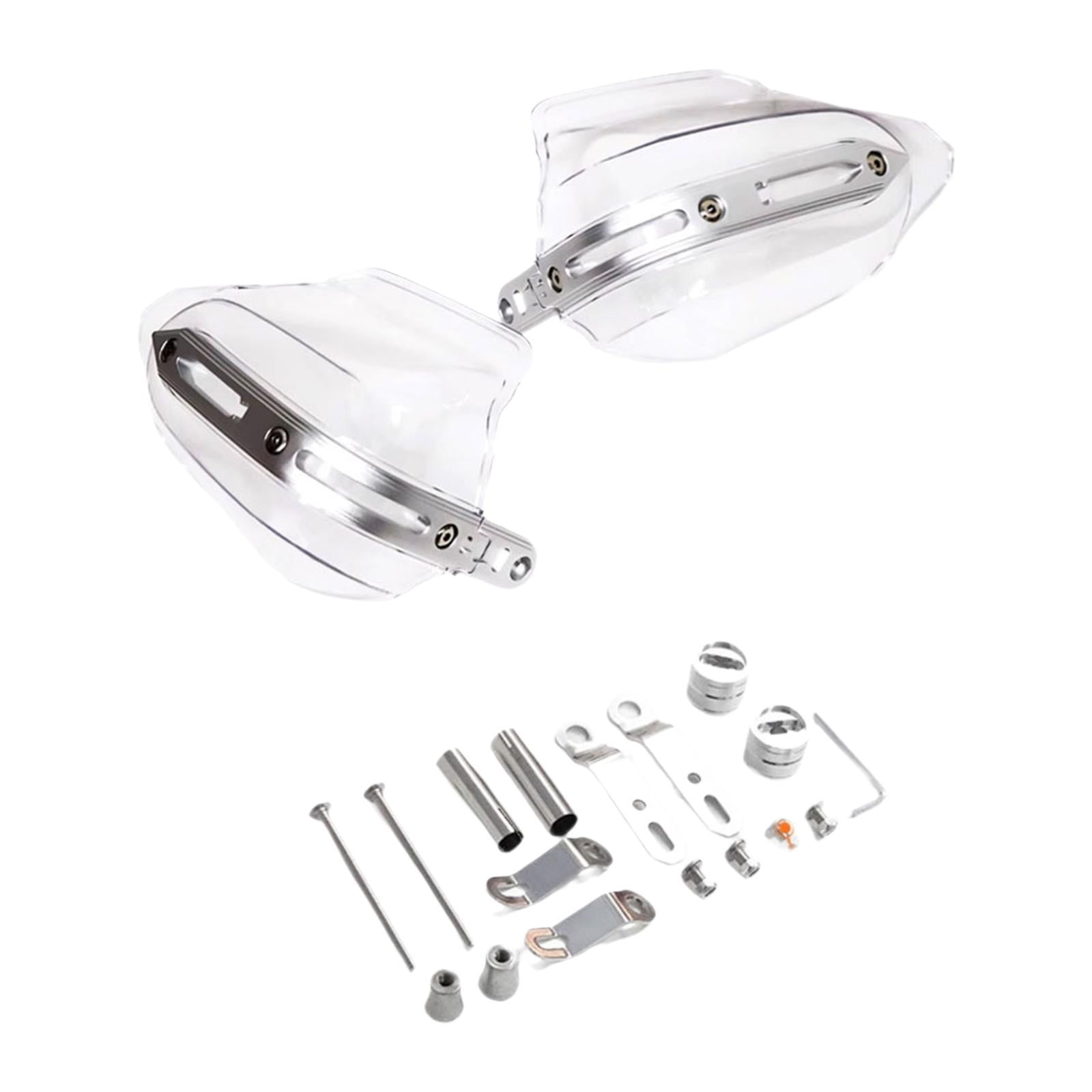 amleso 2Pcs Motorcycle Hand Protector Direct Replace Accessories Wind Deflector Easy to Install ...